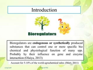 Advances in use of plant bio-regulators for fruit production-includes ...