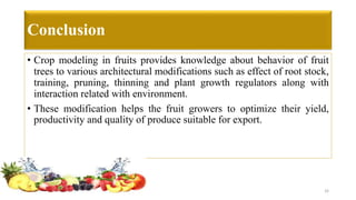 Advances in crop modeling-Panchaal B | PPTX