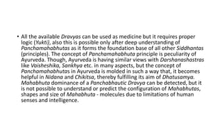 Pancha Mahabhuta PPT Dr. Sujit Kumar MD Kriya Sharira | PPTX