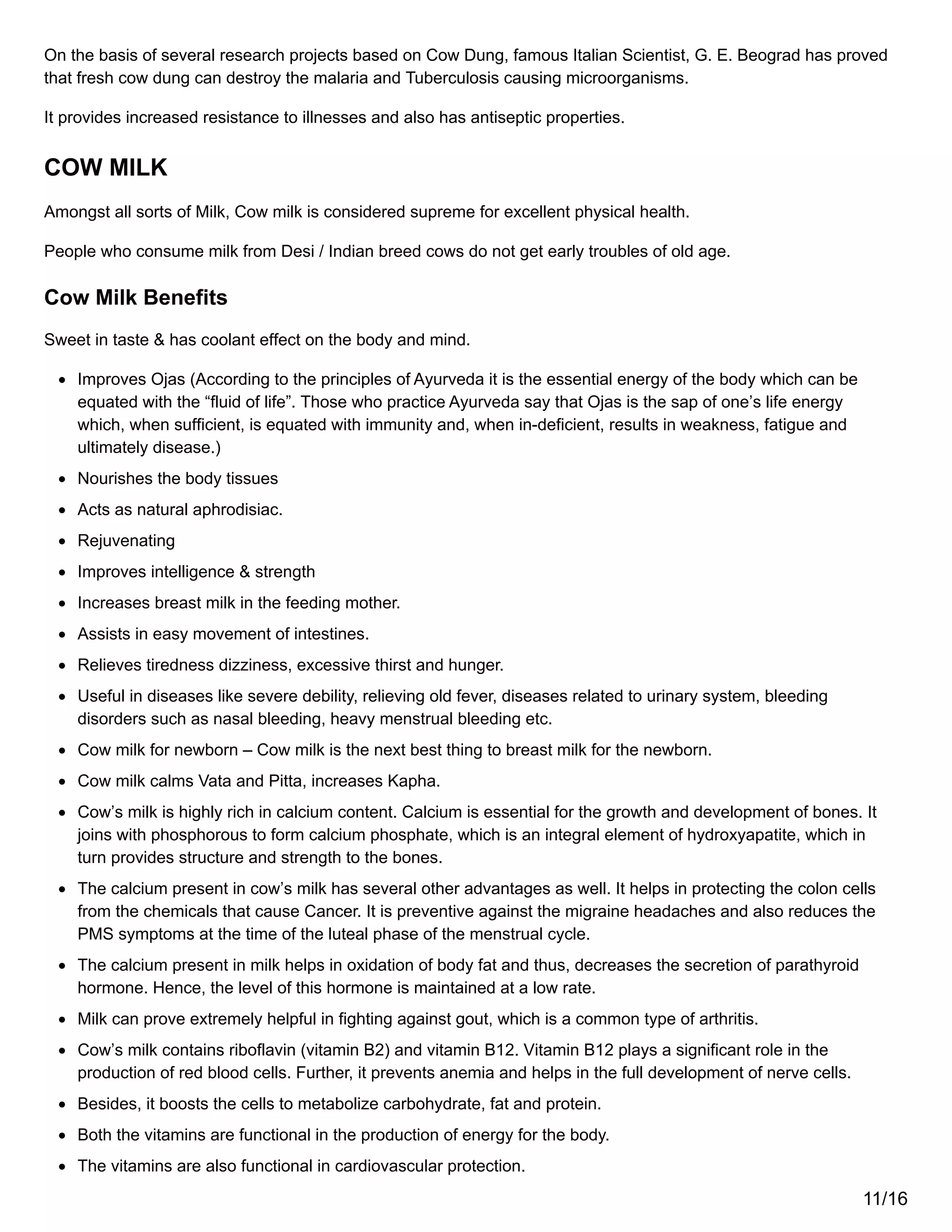 Panchagavya (uses benefits and preparation) | PDF