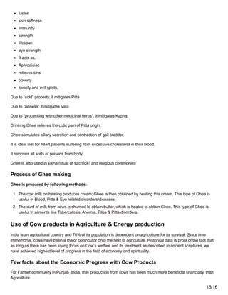 Panchagavya (uses benefits and preparation) | PDF