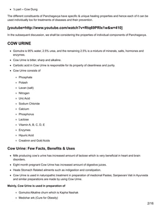 Panchagavya (uses benefits and preparation) | PDF