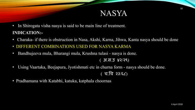 Panchakarma in Agada Tantra | PPTX