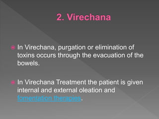Panchakarma Treatment in Ayurveda | PPTX