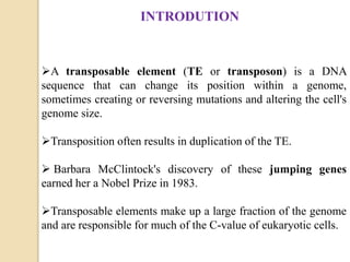 Transposable Elements | PPTX