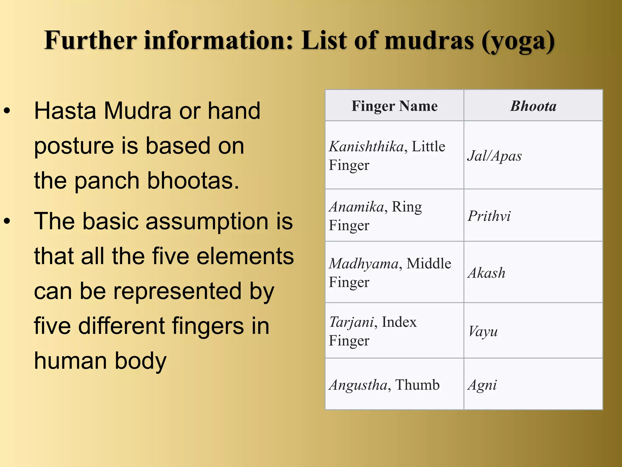 Panchamahabuta & health | PPT