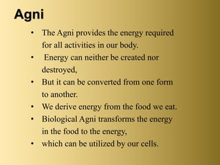 Panchamahabuta & health | PPT