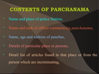 Panchanama | PPT