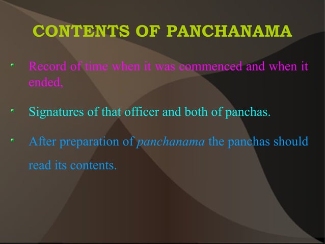 Panchanama | PPT | Law
