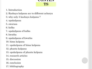 PANCHAVIDHA KASHAYA KALPANA by Dr. AISHWARYA S MALLIGERE.pptx