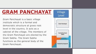 Panchayati raj | PPTX