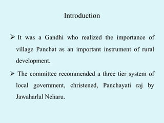 Panchayati raj system in india and basic information | PPTX | Civic ...