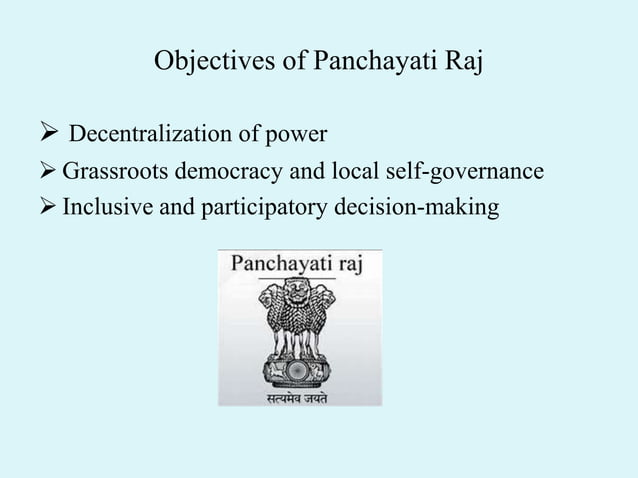 Panchayati raj system in india and basic information | PPTX | Civic ...