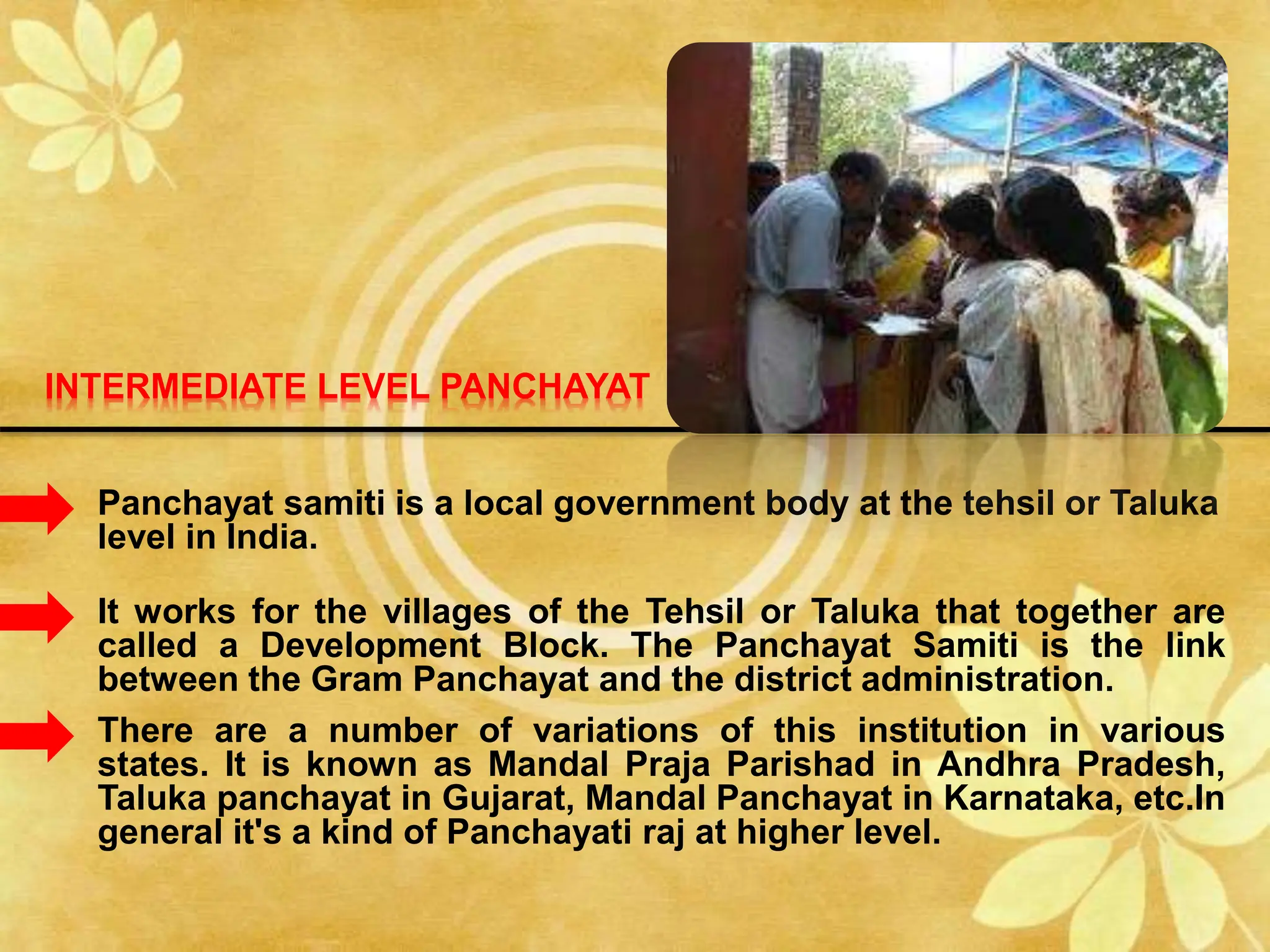 PANCHAYATI RAJclass6pptexplanation .pptx