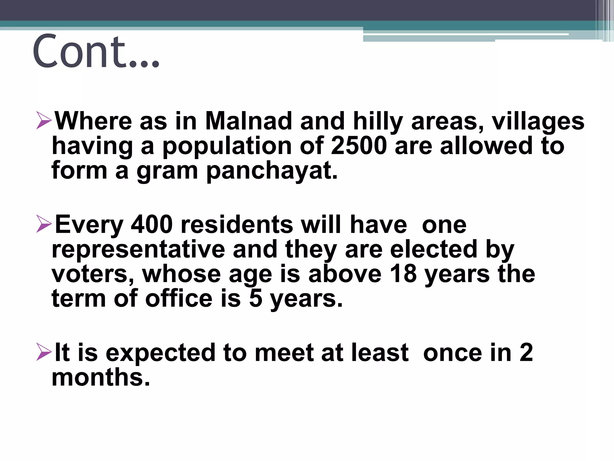 Panchayati raj system | PPTX
