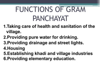 Panchayati raj system | PPTX