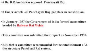 Panchayati raj system | PPT