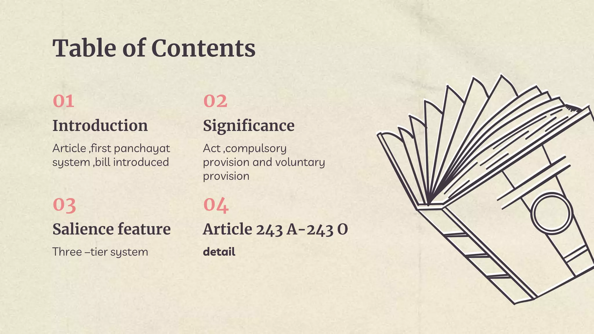 Panchayati raj system article (243 A -243 o) 73th amendment act 1992 | PPTX