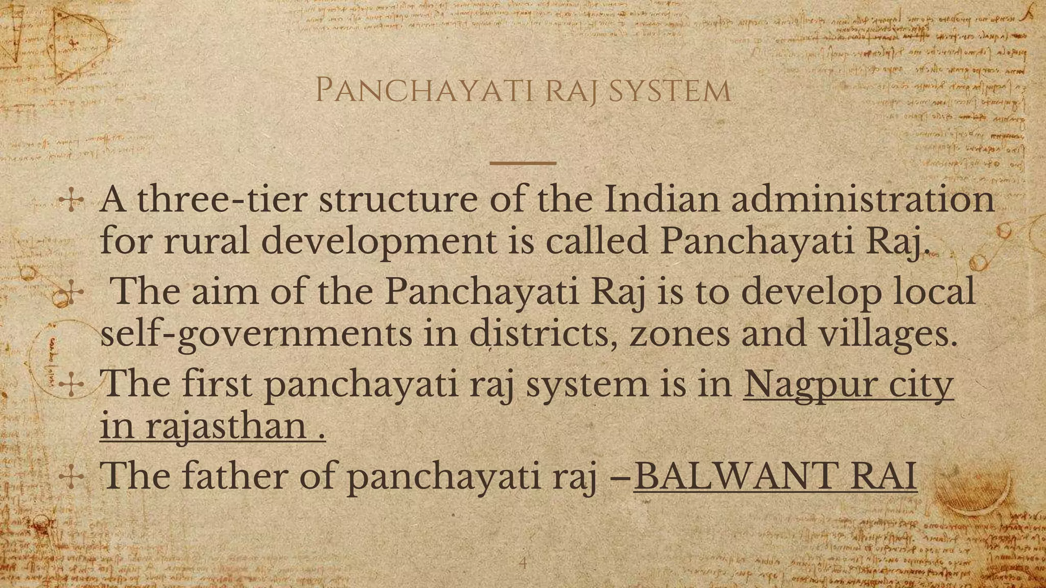 Panchayati raj system | PPTX