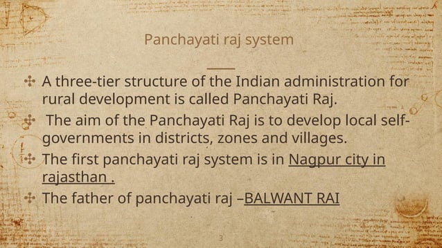Panchayati Raj Unit 2.pptx4568896t000000 | PPT