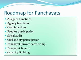 Panchayats in West Bengal | PPTX