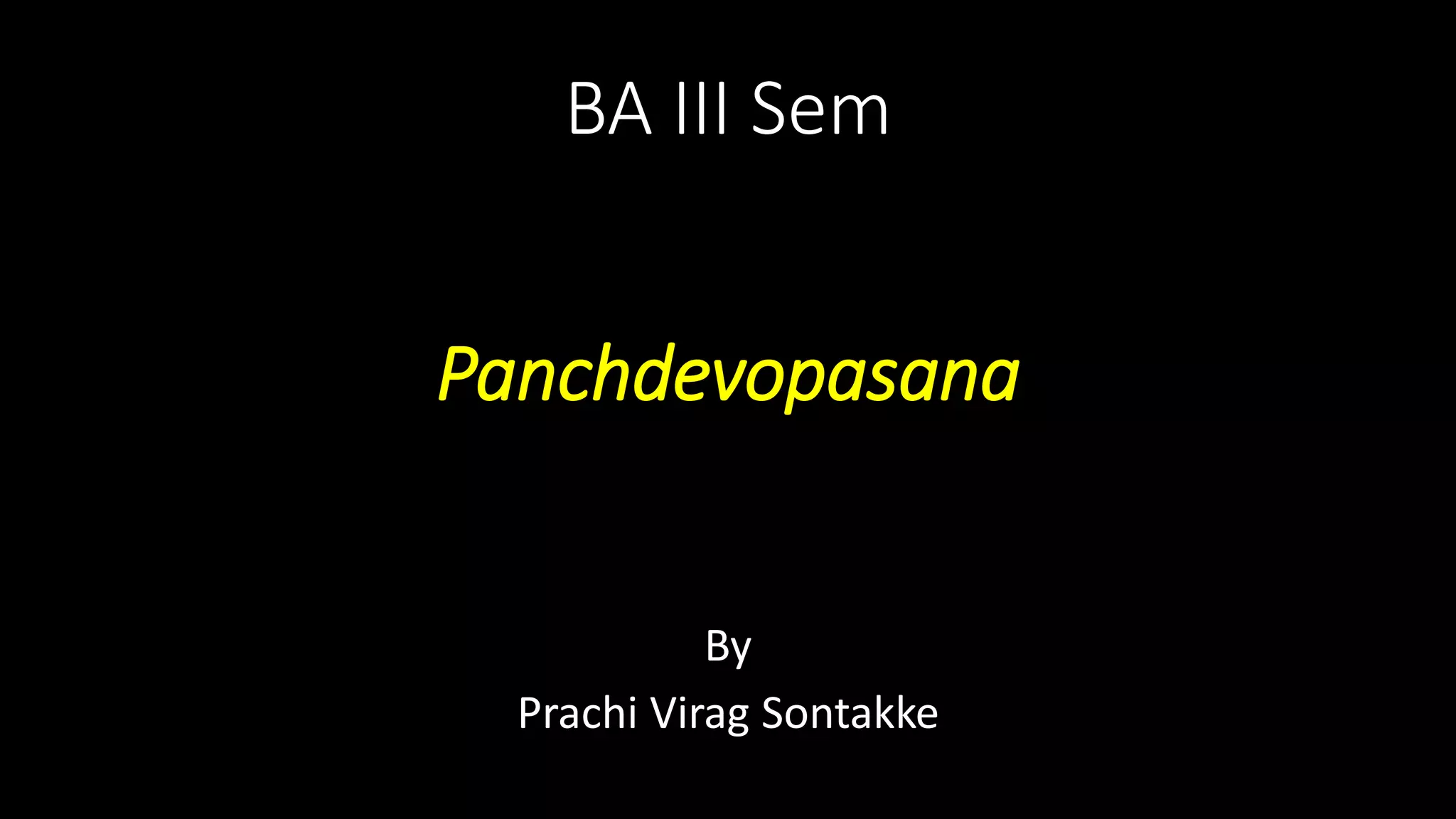 Panchdevopasana | PDF
