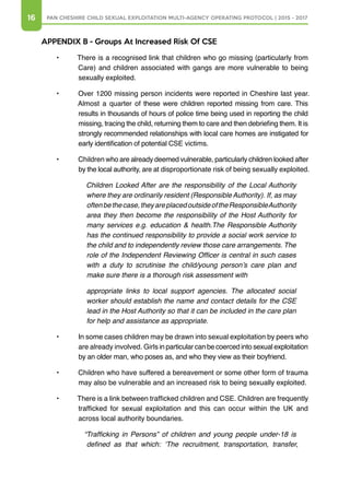 Pan Cheshire CSE Protocol | PDF