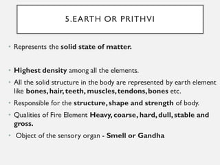 Panch Mahabhutas, or the five great elements, is a fundamental concept ...