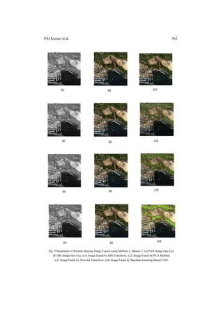 Panchromatic and Multispectral Remote Sensing Image Fusion Using Machine Learning for ...