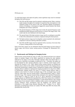 Panchromatic and Multispectral Remote Sensing Image Fusion Using ...