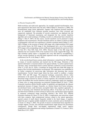 Panchromatic and Multispectral Remote Sensing Image Fusion Using ...