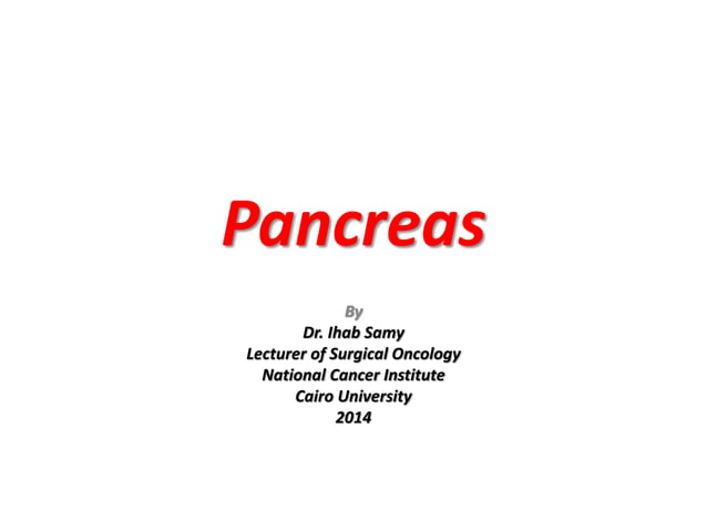 Pancreas | PPTX
