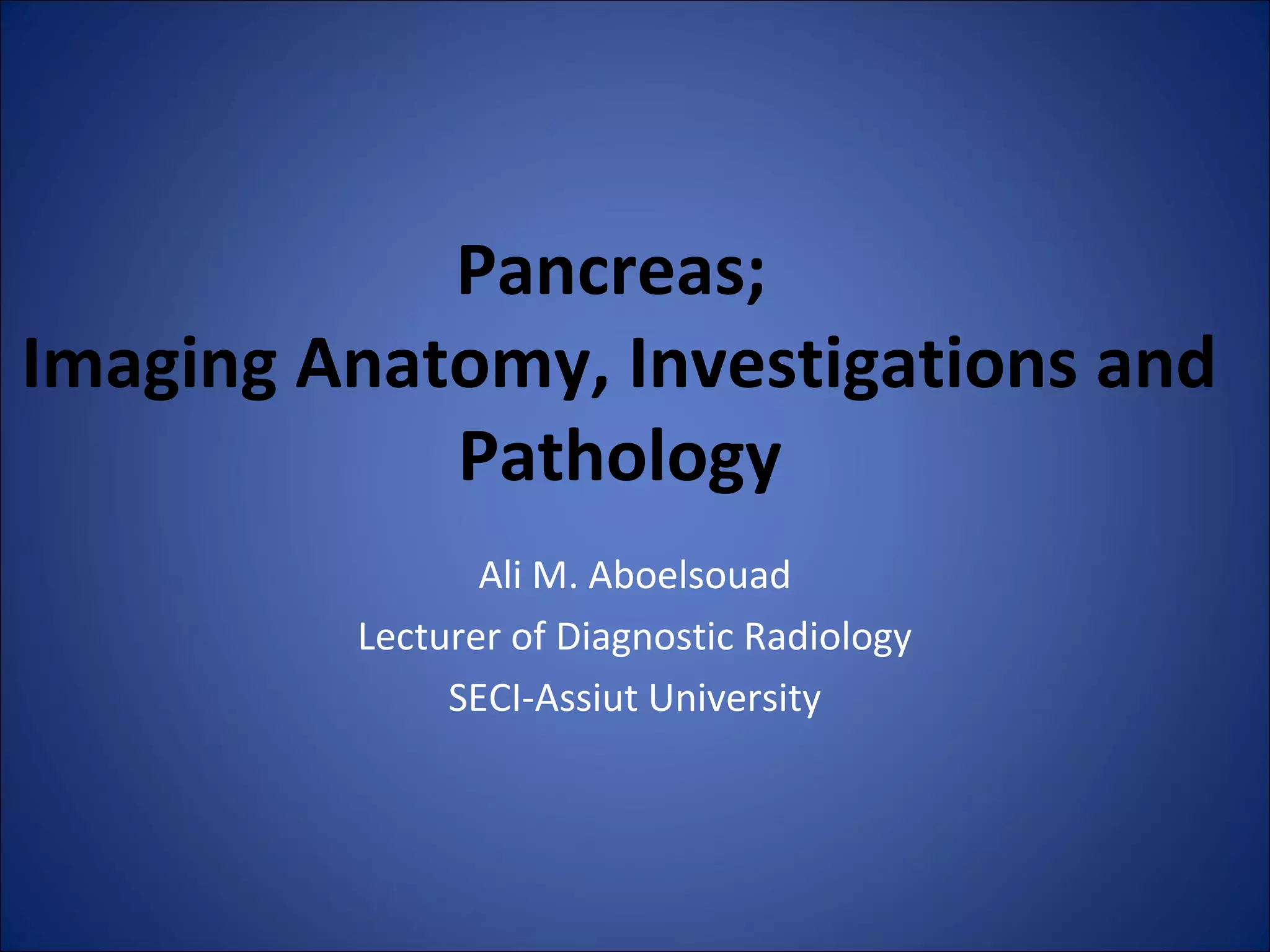 Pancreas | PPT