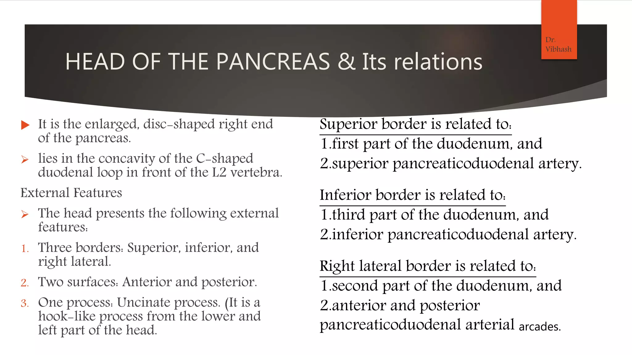 Anatomy of Pancreas | PPTX