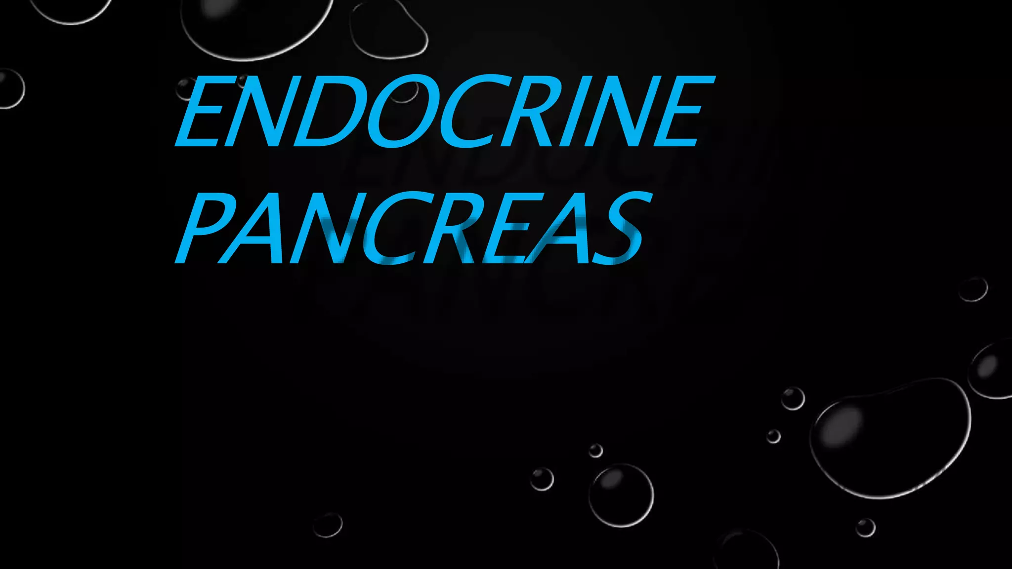 ENDOCRINE PANCREAS, INSULIN, GLUCAGON | PPTX