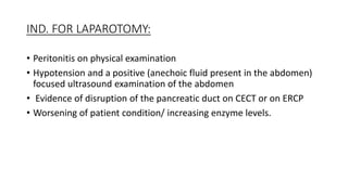 Pancreatic trauma | PPTX