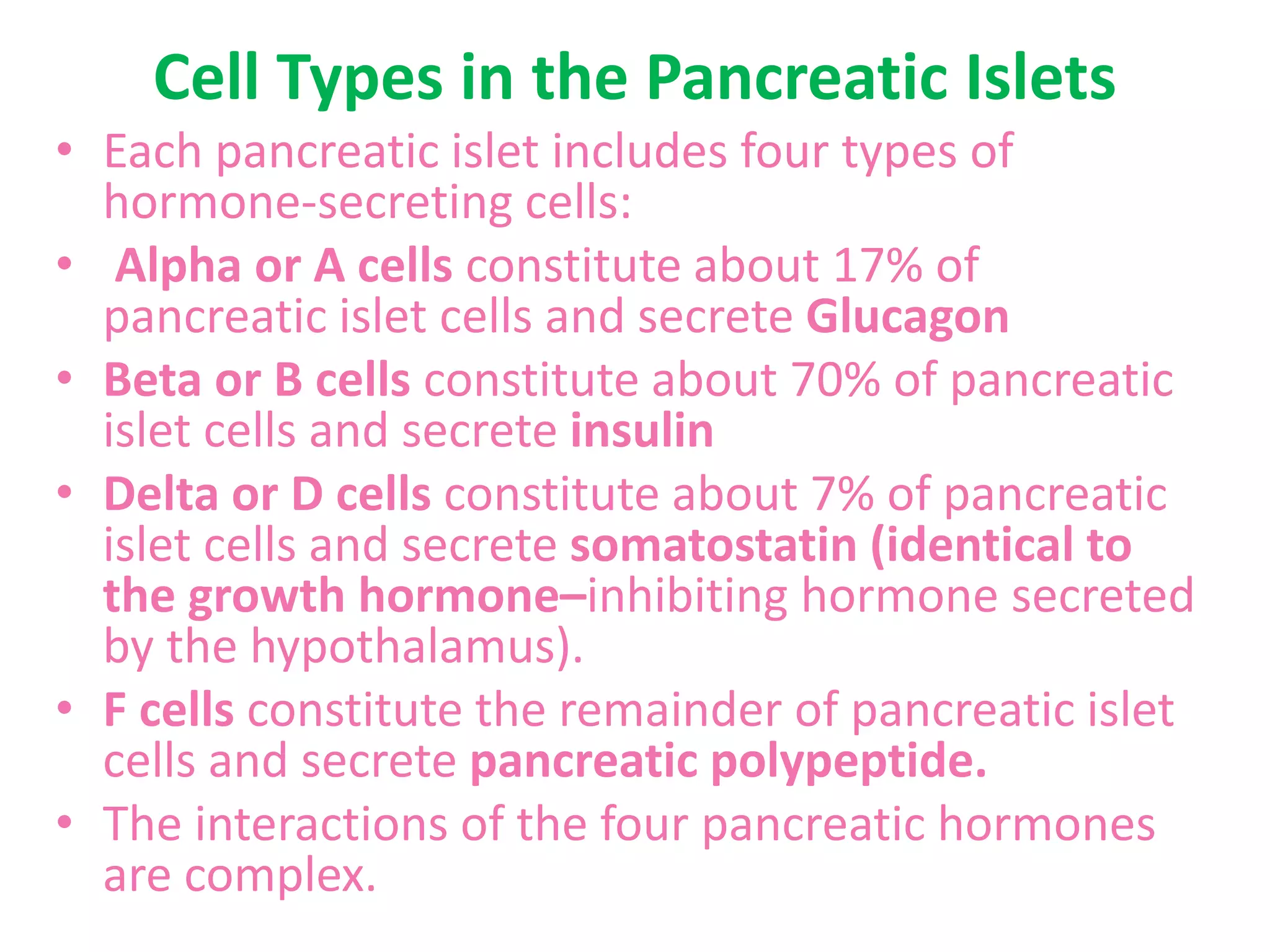 Pancreas - Secretion, Function and Regulation | PPTX