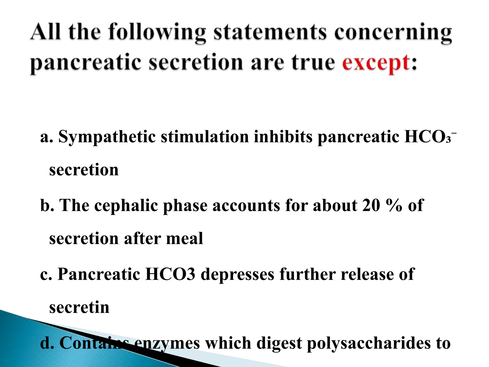 PANCREAS.ppt DIGESTIVE SYSTEM PHYSIOLOGY | PPT