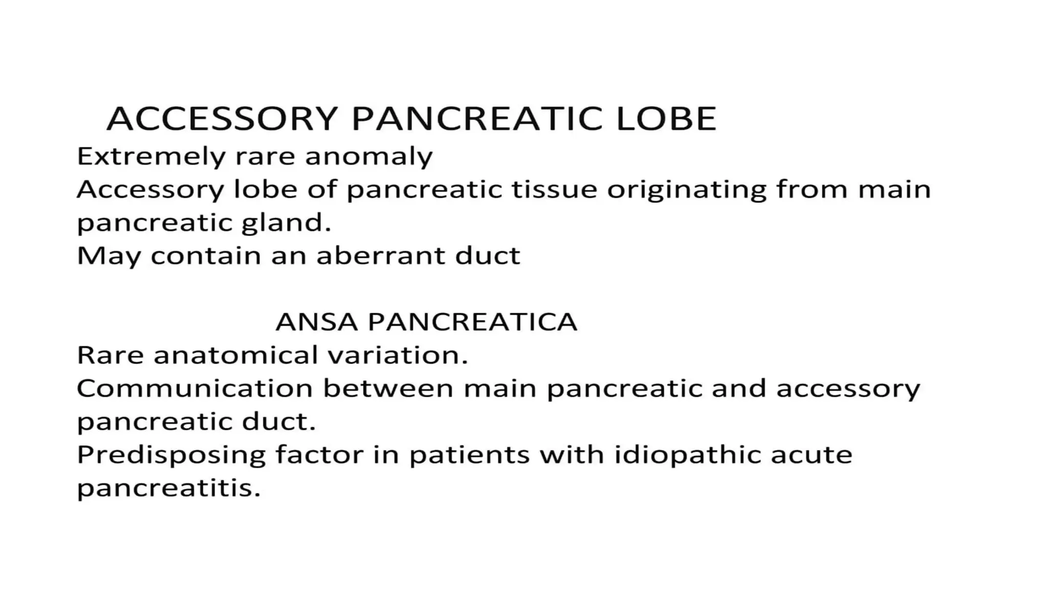 anatomy of the pancreas and it's relations | PPTX