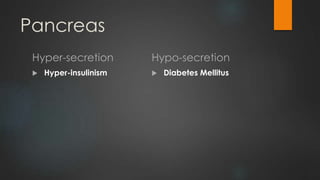 Pancreas applied physiology | PPTX