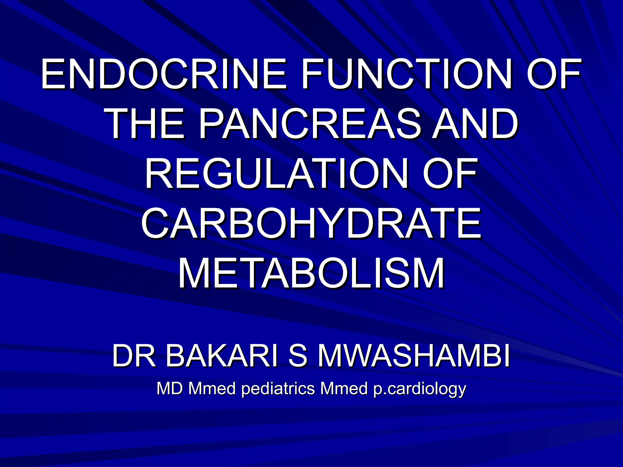 Pancreas--endocrine function.ppt ppt ppt | PPT