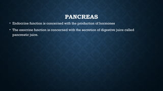 Pancreas- Lecture 5 of physiology for dpt | PPT