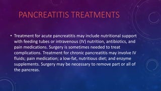 acute and chronic pancreatitis | PPTX
