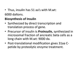 Pancreas gland and its Hormones insulin and glucagon.pptx