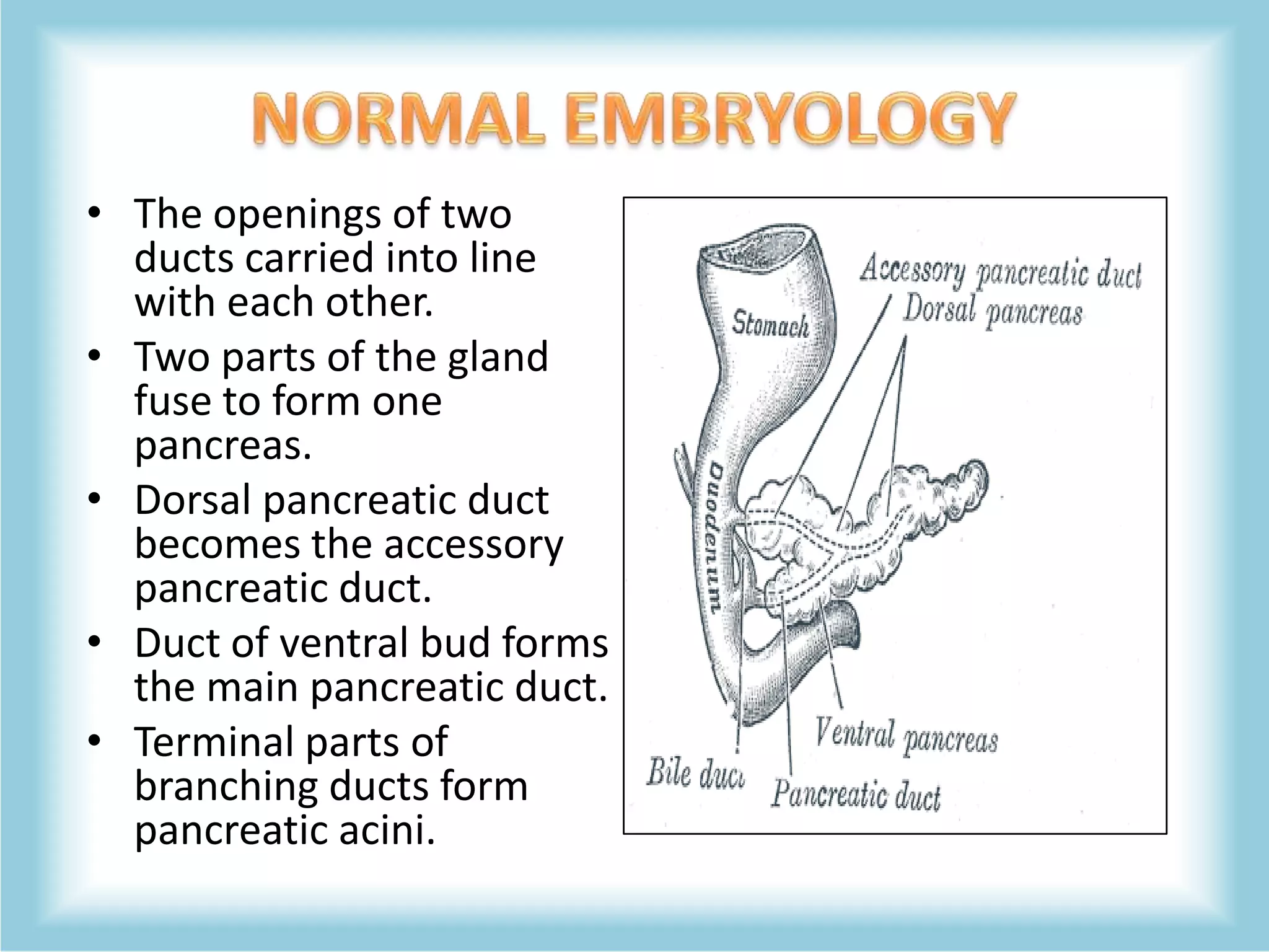 Pancreas Congenital Anomalies (agenesis, pancreas divisum, annular ...