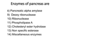 Pancreatic juice and functions PPT asha... | PDF