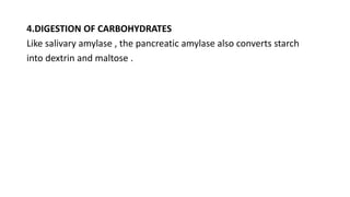 Pancreatic juice and functions PPT asha... | PDF