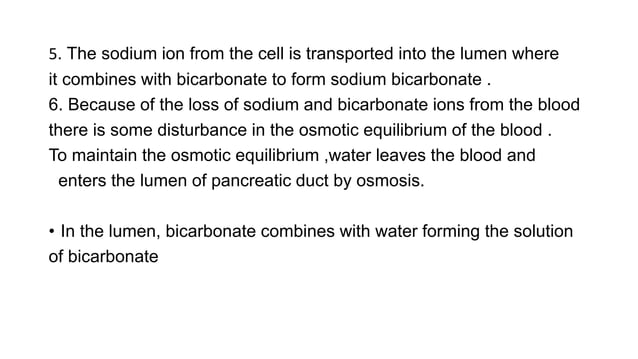 Pancreatic juice and functions PPT asha... | PDF