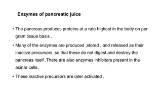 Pancreatic juice and functions PPT asha... | PDF