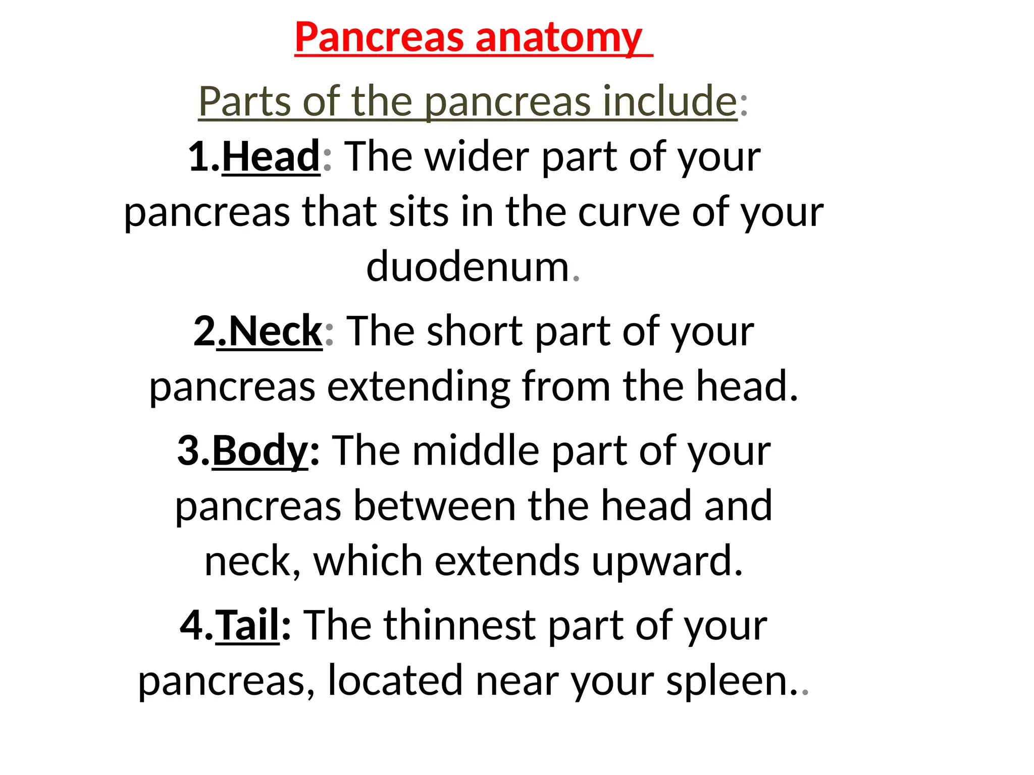 pancrease anatomy and embryology. hope you like it. | PPTX